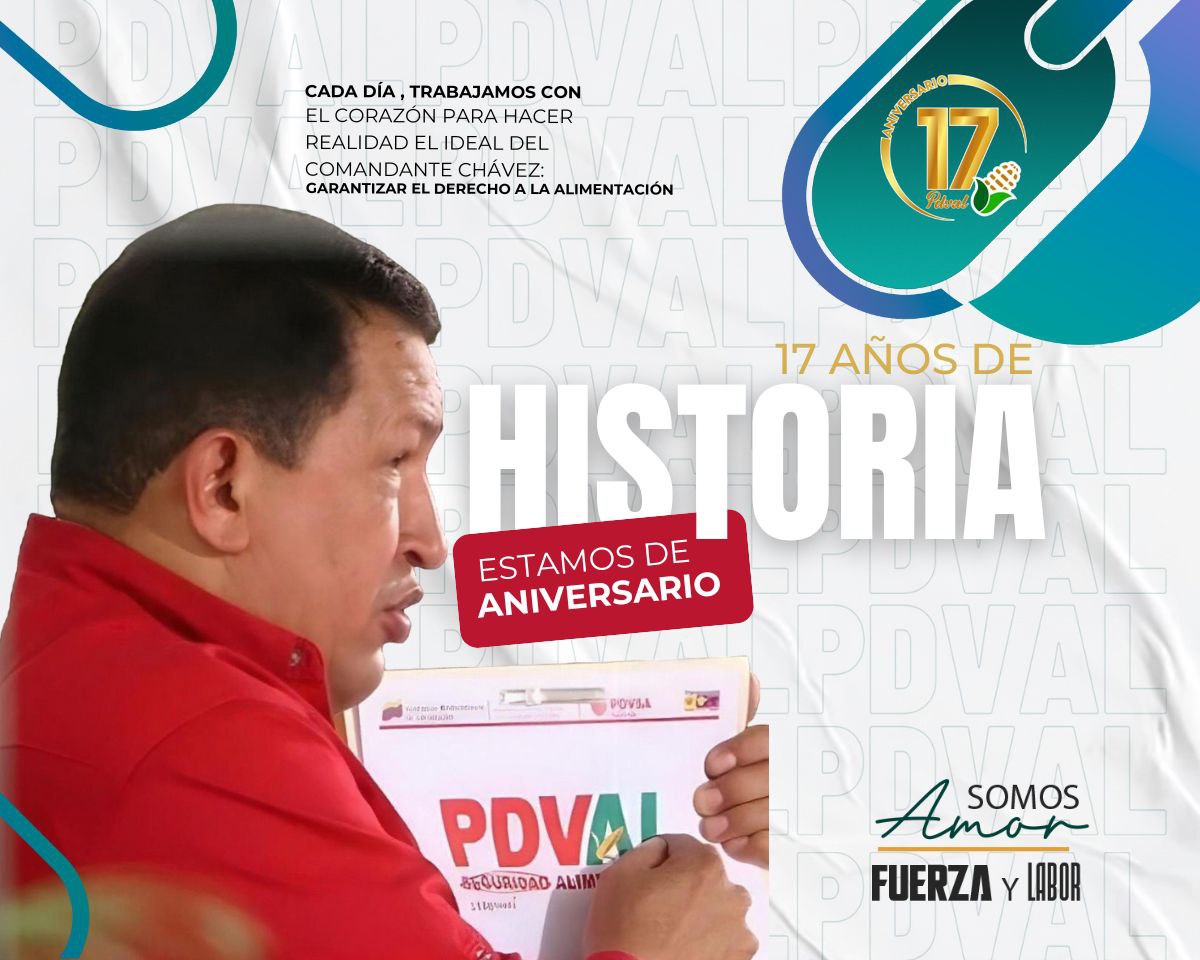 PDVAL .- Productora y Distribuidora Venezolana de Alimentos S.A.